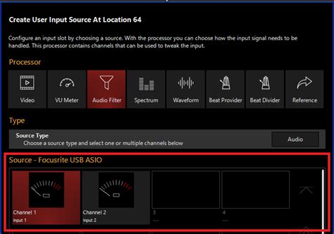 Audio Filter Input Processor