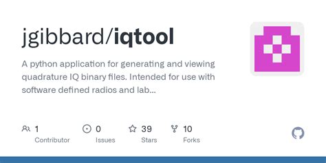 GitHub Jgibbard Iqtool A Python Application For Generating And Viewing Quadrature IQ Binary