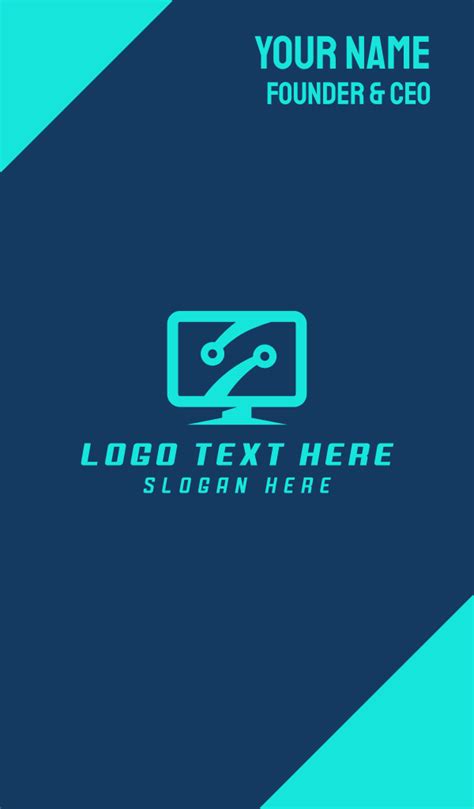 Circuit Computer Business Card Brandcrowd Business Card Maker