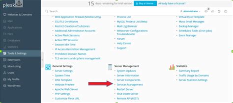 How To Restart Apache Server From Plesk