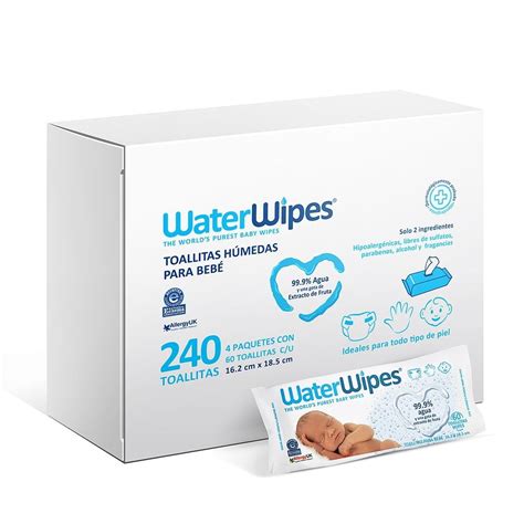 Toallitas Húmedas Water Wipes 240 Piezas Bodega Aurrera En Línea