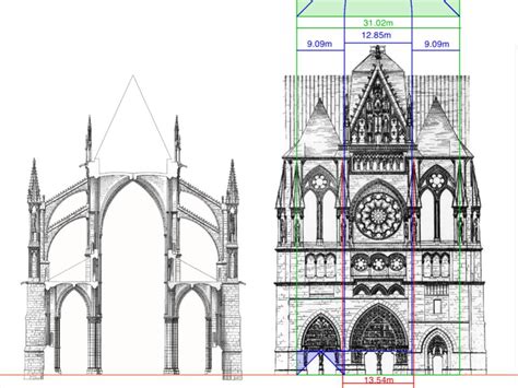 Facade Cathedral Simple Diagrams Roy Sellors Modernism And Building