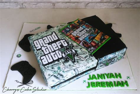 Gta 5 Themed Xbox One Cake