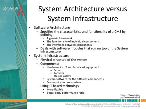 PPT System Architecture Versus System Infrastructure PowerPoint Presentation ID