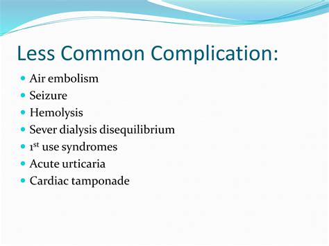 Dialysis And Complications During Dialysis Pptx