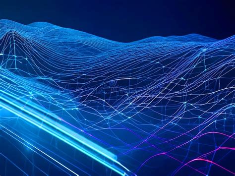 Premium Photo Cyber Big Data Flow Blockchain Data Fields Network Line Connect Stream Concept