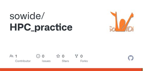 GitHub Sowide HPC Practice