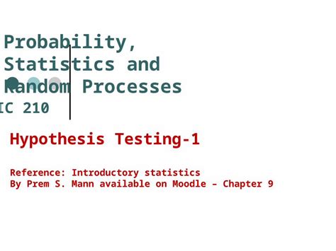 ppt lectue 11 hypothesis testing dokumen tips