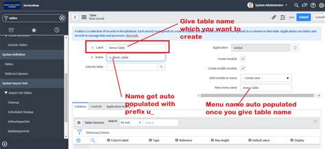 Tutorial To Understand Tables In Servicenow Servicenow Tables