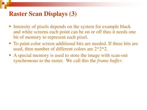 Ppt Introduction To Raster Scan Display Powerpoint Presentation Free