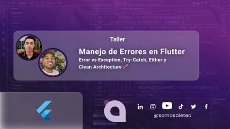 Manejo De Errores En Flutter Error Vs Exception Try Catch Either Y Clean Architecture 🚀 Youtube