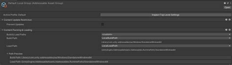 Addressables Doesnt Create Required Bundles On Remote Build Unity