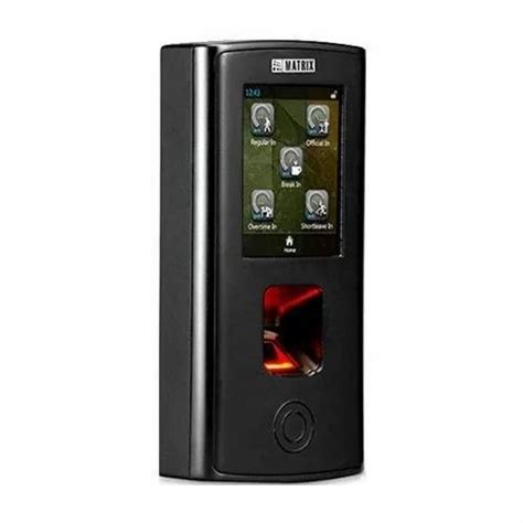 Matrix Fingerprint Card Based Access Control System Screen Size 3 5 Inch Model Name Number