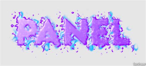 Panel Spectacular Splash Text Effect Generator