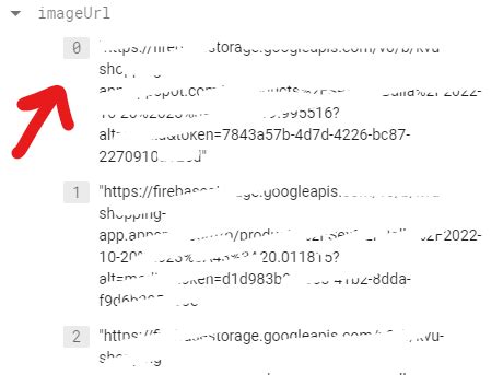 Flutter Fetch First Item From A List Stored In Firebase Stack Overflow