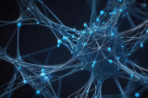 Premium Photo Blue Hues Of Connectivity Exploring Dynamic Networks For Ai Algorithms And