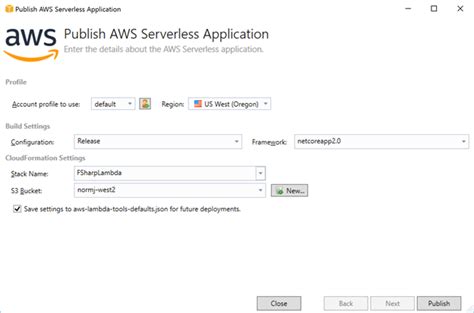 F Tooling Support For Aws Lambda Aws Developer Tools Blog