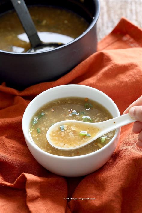 Vegan Egg Drop Soup Recipe Vegan Richa
