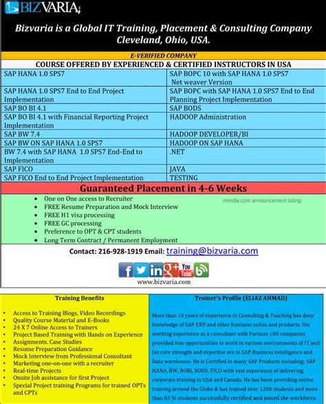 Sap Abap Hana Resume