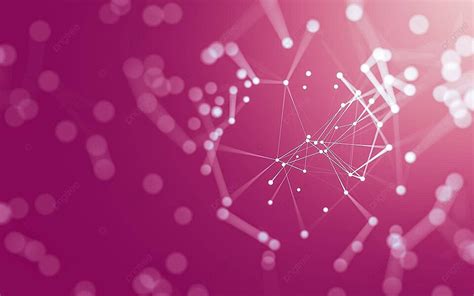 Techy Polygonal Abstract With Big Data Visualization Poly Network Triangle Photo Background And
