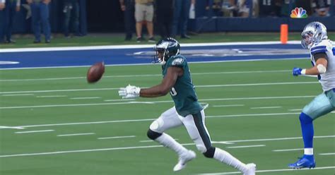 Eagles Fans Frustrated Over Nelson Agholors Failed Attempt To Catch 60