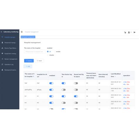 Laboratory Monitoring Background System