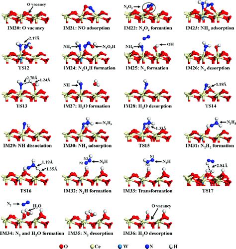 Calculated Structures Of The Intermediates And The Transition States In Download Scientific