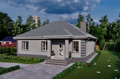 Проекты одноэтажных домов 120 160 м2