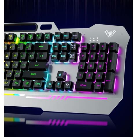 Membrane Gaming Keyboard Gaming Mouse Membrane Feeling RGB LED Backlit Gamer Keyboards Wired