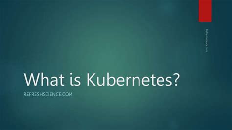 kubernetes pptx
