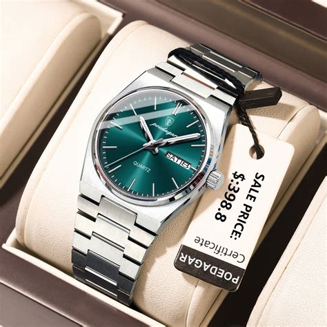 Poedagar Relógio Feminino De Luxo Em Aço Inoxidável Relógio Feminino À