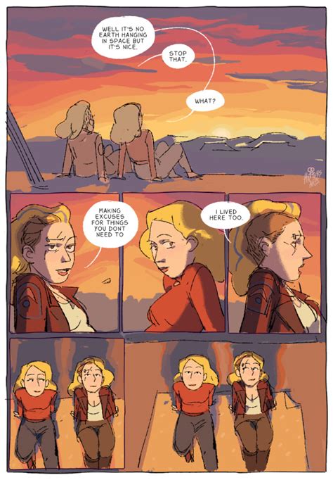 A Beth X Space Beth Conversation That Ended Up Making Me Do A Page Colour Comic I Think The
