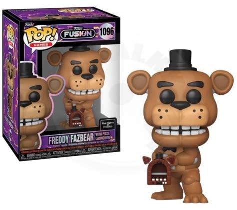 Funko Pop Fusion Fnaf Freddy Fazbear W Pizza Launcher