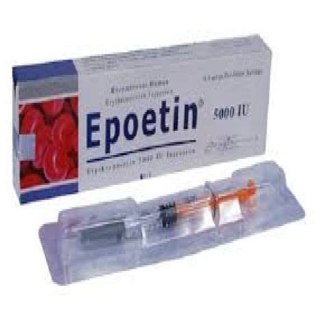 Epoetin 5000 Iu Injection Recombinant Human Erythropoietin Alfa