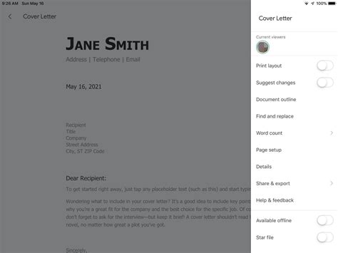 How To Edit Google Docs On An IPad