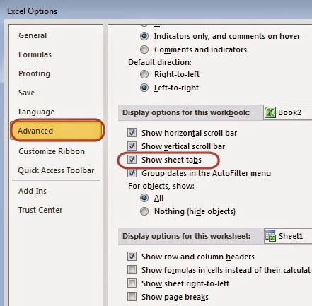 Cara Menyembunyikan Tab Sheet Pada Excel Kompilasi Excel