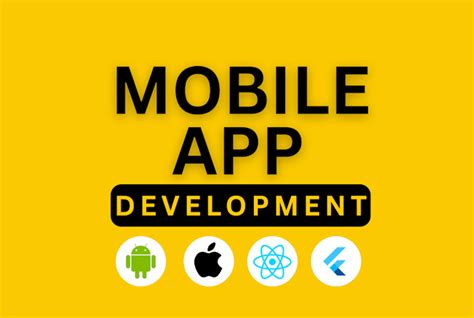 Be Your Android And Ios Mobile App Developer Using Flutter And React