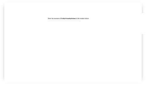 Solved Draw The Structure Of