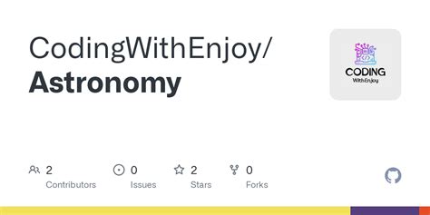 GitHub CodingWithEnjoy Astronomy