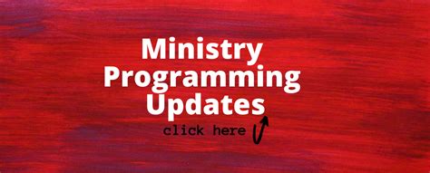 Ministry Programming Updates East Lincoln Alliance Church
