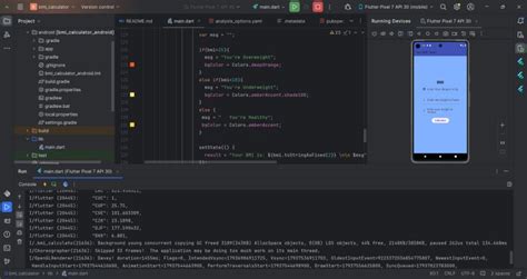 Mohd Laraib Khan On Linkedin Flutter Dart Bmi Machinelearning Ai Apiintegration