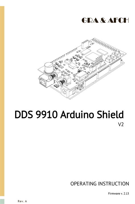 Diy Kit For Dds Ad9910 Shield For Arduino Rf Signal Generator Amfm