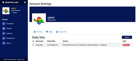 Aplikasi Stok Barang Responsive Php Mysqli Gratis Download