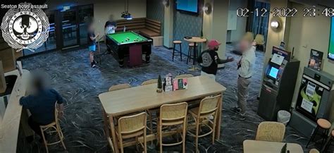 Seaton Hotel Assault Cctv Released In Hunt For Three Men Nt News