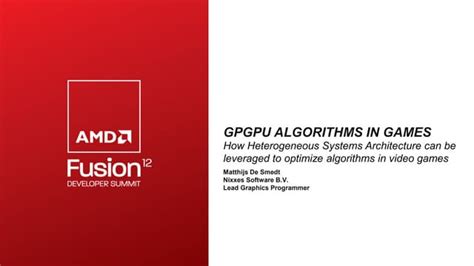 Gpgpu Algorithms In Games Pdf