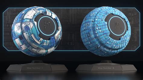 Artstation 200 Sci Fi Ai Displacement Map Pack Resources