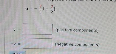 Solved Find Two Vectors In Opposite Directions That Are Chegg
