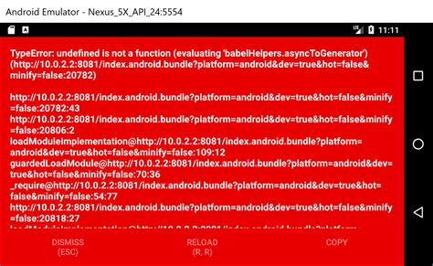 Reactjs React Native BabelHelpers AsyncToGenerator Is Not A Function