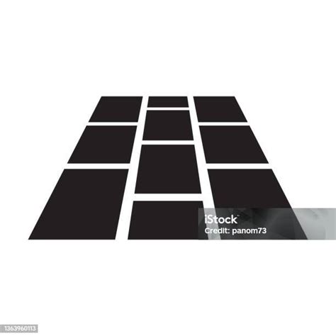 웹 디자인 로고 Ui에 대한 바닥 아이콘 벡터 가구 및 가정용 개념 그림 포장용 석재에 대한 스톡 벡터 아트 및 기타 이미지 포장용 석재 바닥재 아이콘 Istock