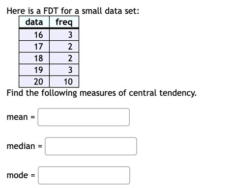 Solved Here Is A Data Setthe Goal Is To Construct A Grouped